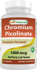 best naturals chromium picolinate supplement