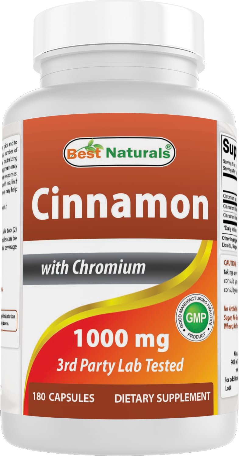 Best Naturals chromium supplement capsules