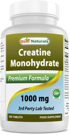Best Naturals creatine monohydrate tablets