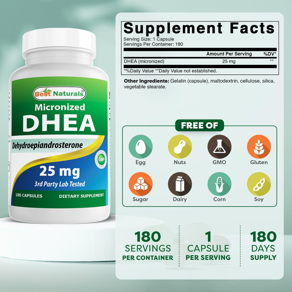 Best Naturals DHEA for energy boost