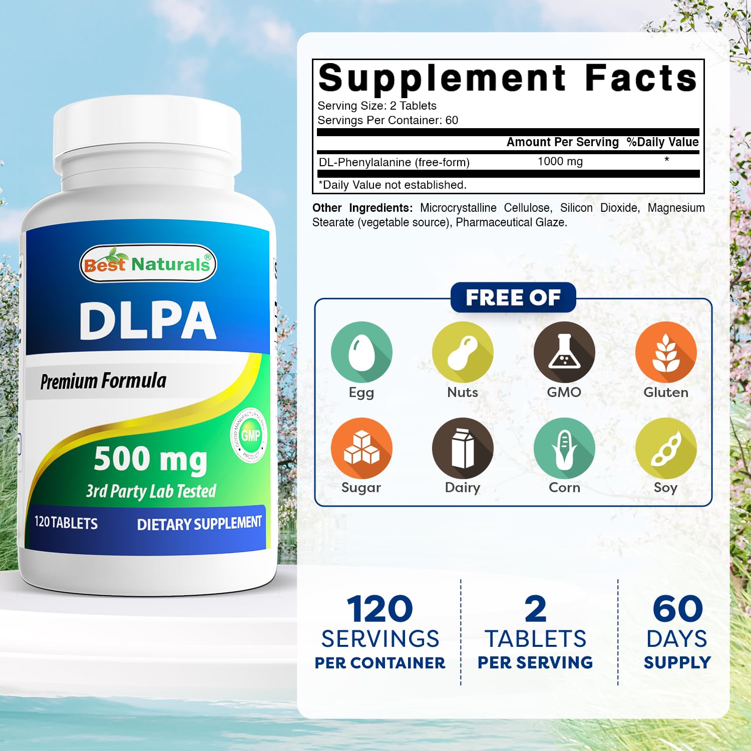 Best Naturals DLPA supplement benefits
