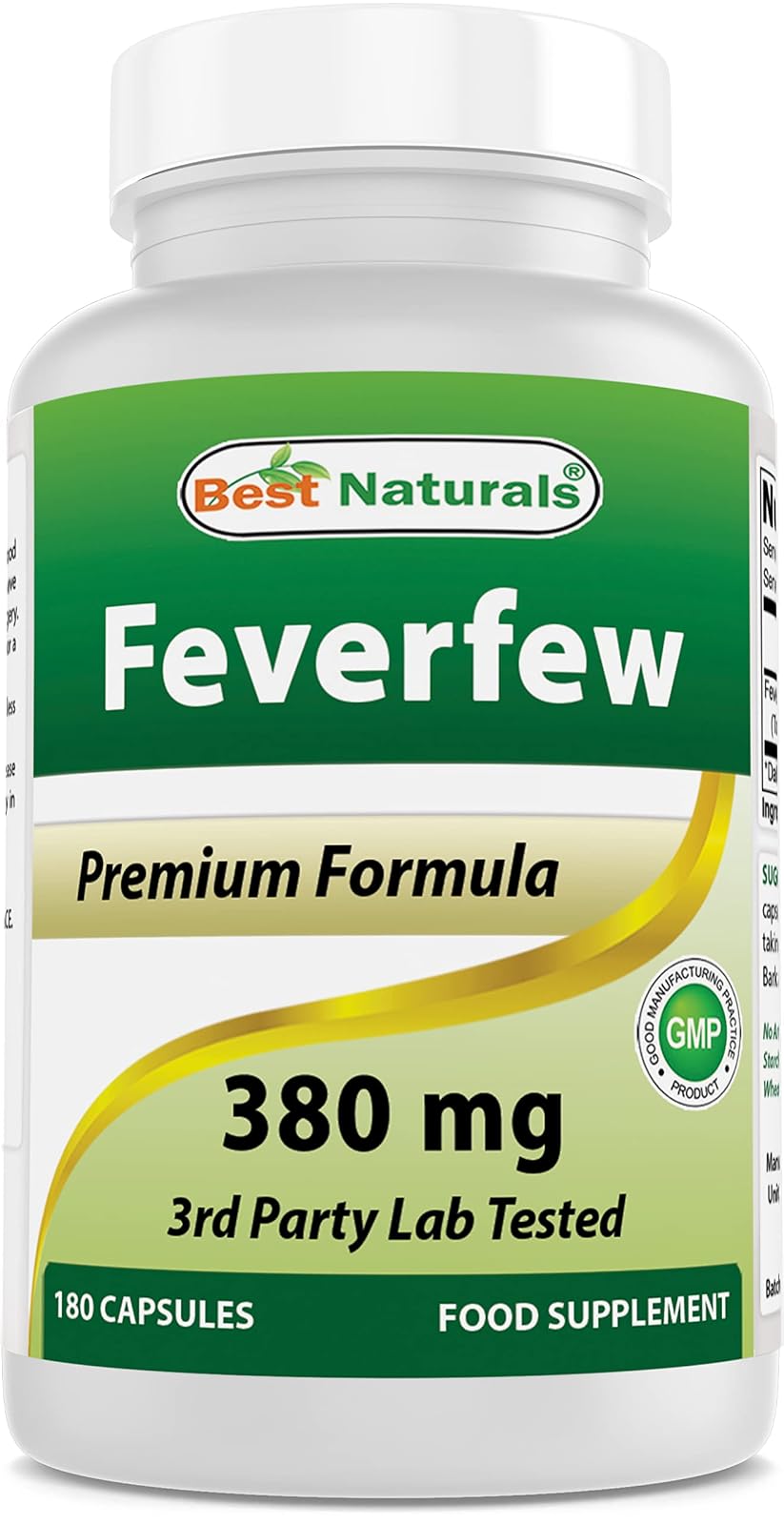 Best Naturals Feverfew capsules for wellness