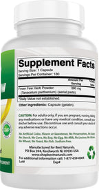 Best Naturals Feverfew for immune support