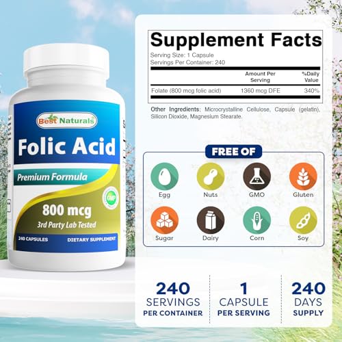 Best Naturals folate supplement