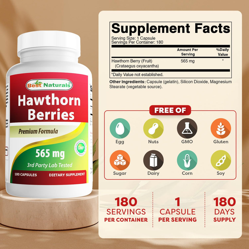 Best Naturals hawthorn extract supplement