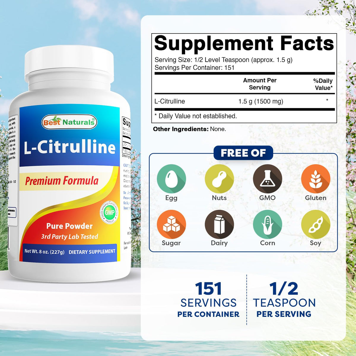 Best Naturals L-Citrulline for endurance