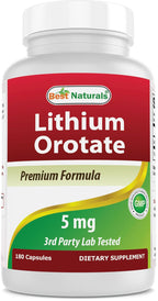 Best Naturals Lithium Orotate capsules
