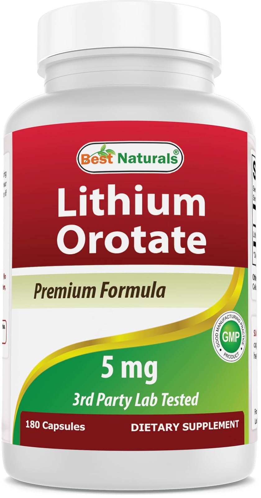 Best Naturals Lithium Orotate capsules