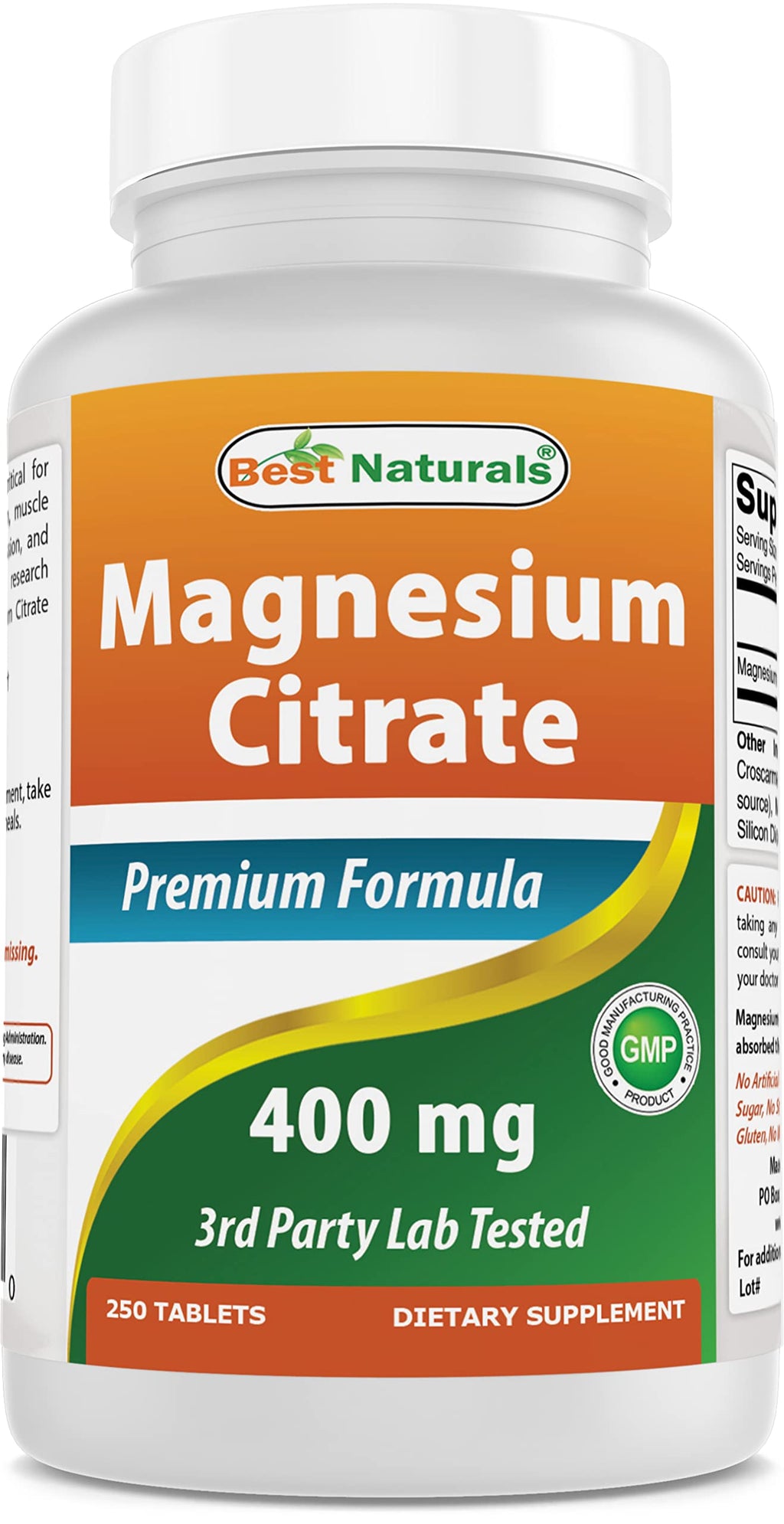 Best Naturals magnesium citrate tablets