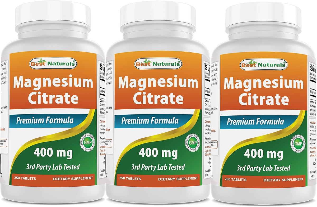 Best Naturals magnesium citrate tablets