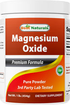 Best Naturals magnesium oxide powder