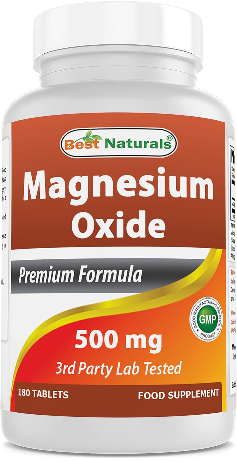 Best Naturals magnesium oxide tablets