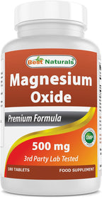 Best Naturals magnesium oxide tablets