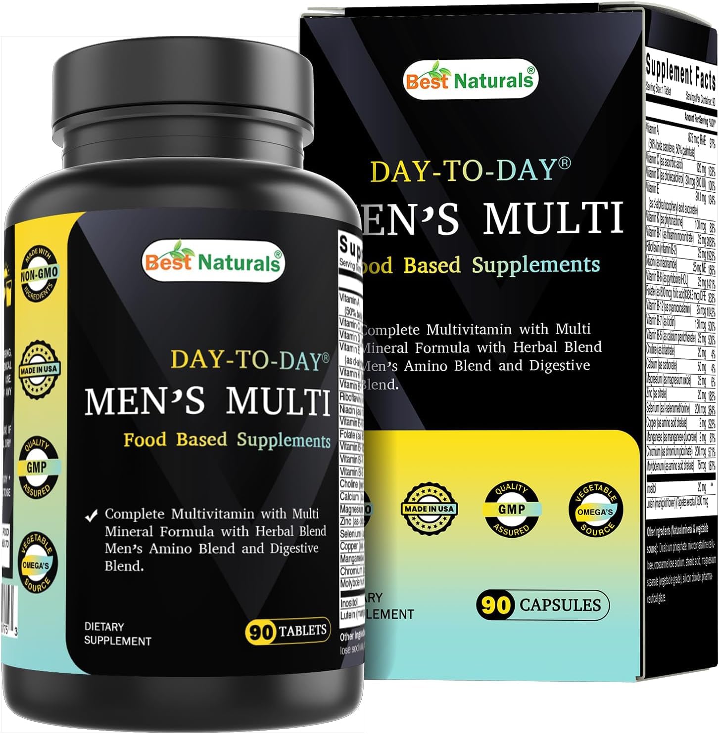 Best Naturals men's multivitamin tablets