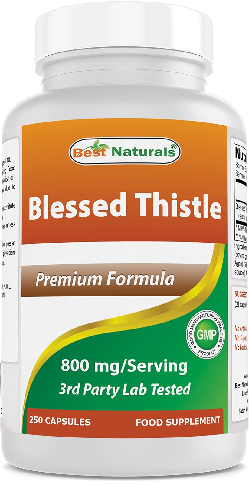Best Naturals milk thistle capsules