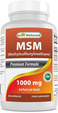 best naturals msm capsules for joint health