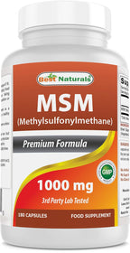 best naturals msm capsules for joint health