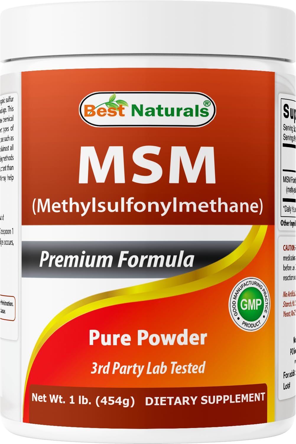 Best Naturals MSM powder for joints