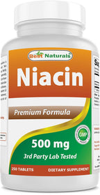 Best Naturals Niacin 500 mg tablets