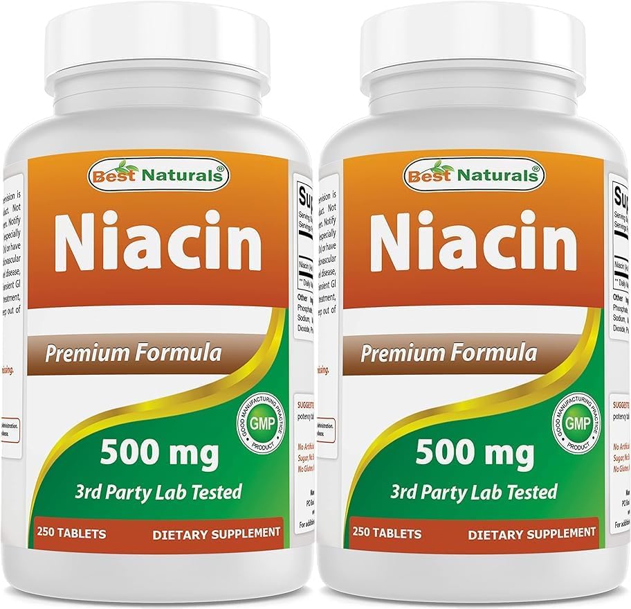Best Naturals Niacin 500 mg tablets