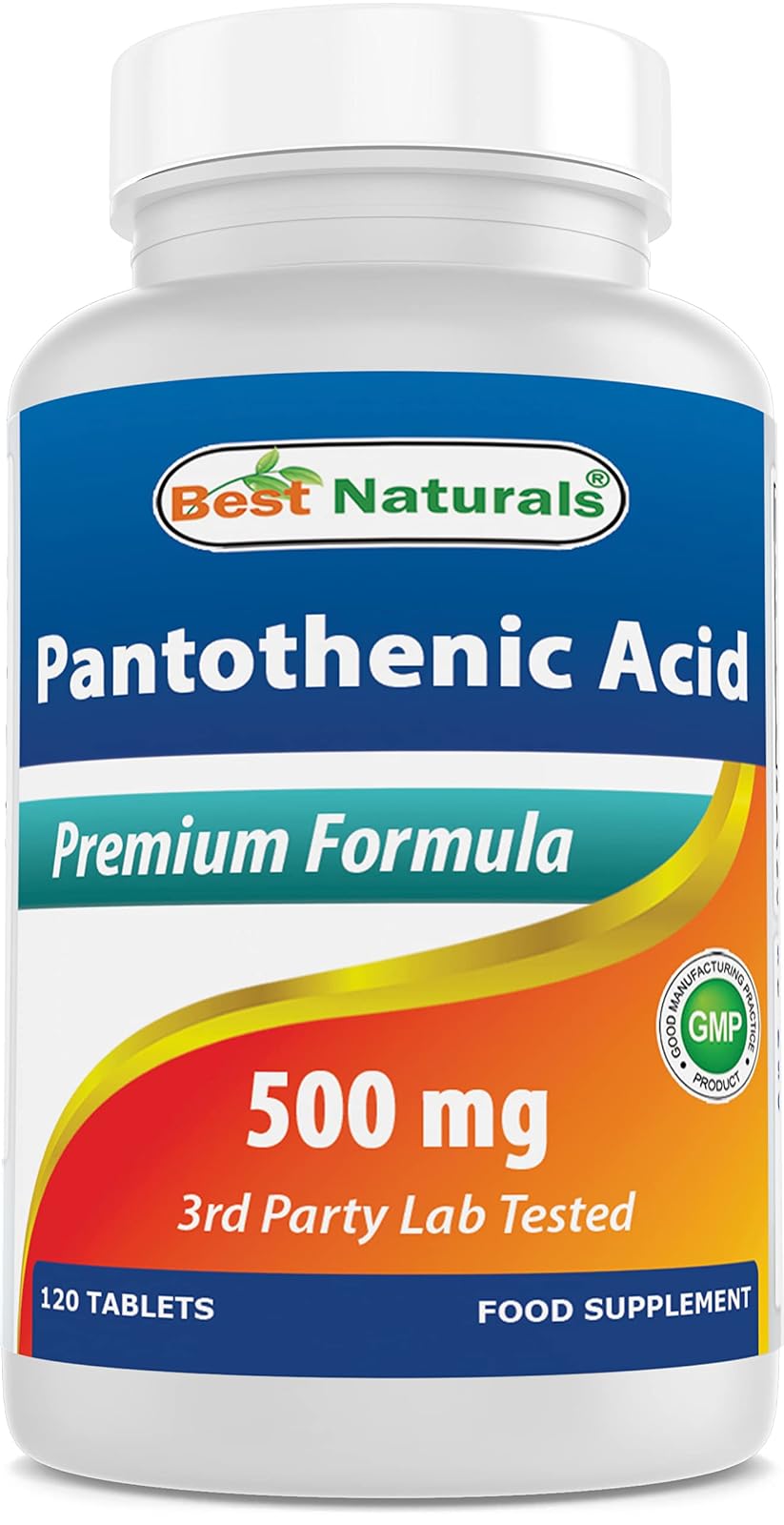 Best Naturals Pantothenic Acid tablets