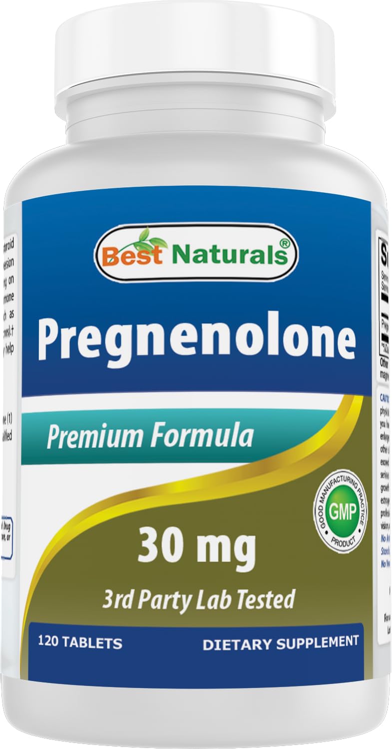 best naturals pregnenolone 30 mg tablets