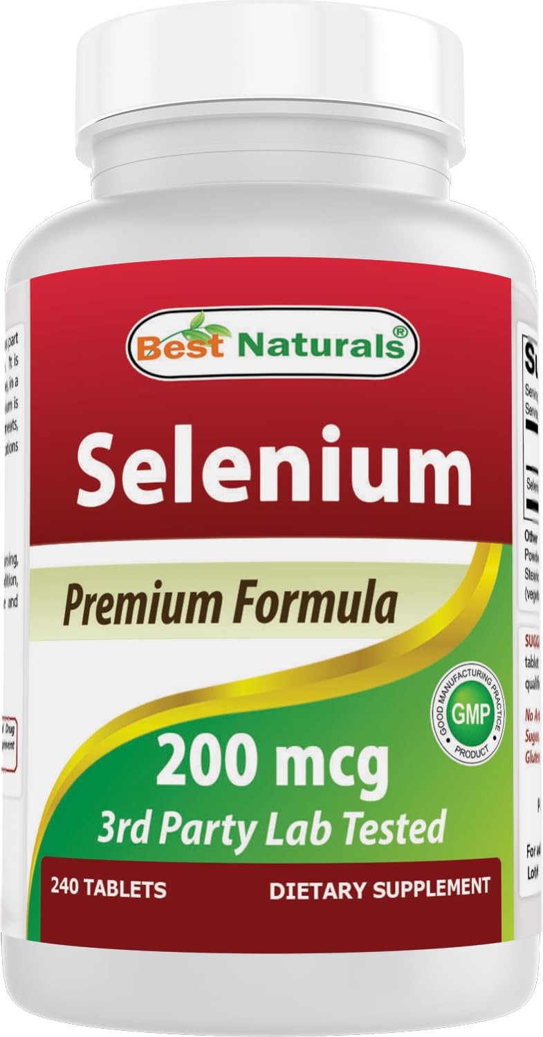 Best Naturals selenium supplement capsules
