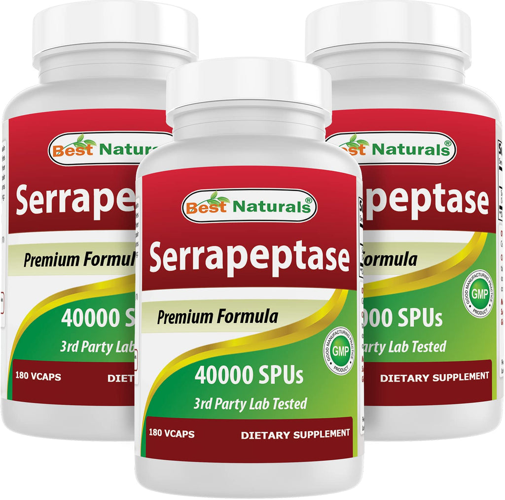 Best Naturals Serrapeptase capsules for digestion