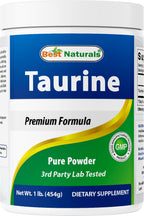 best naturals taurine powder benefits