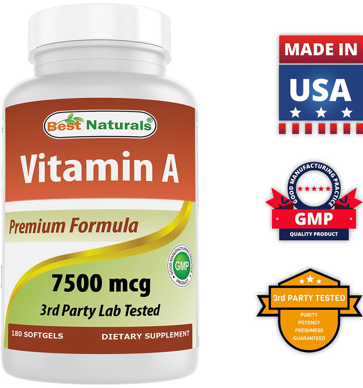 Best Naturals Vitamin A for overall health