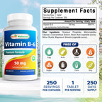 Best Naturals Vitamin B6 supports mood balance