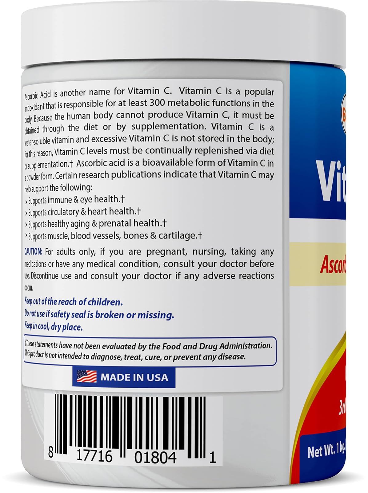 Best Naturals vitamin C for energy boost