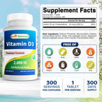 Best Naturals vitamin D benefits