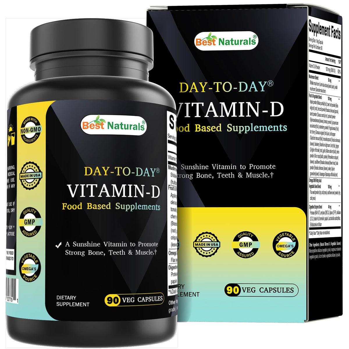 Best Naturals Vitamin D capsules