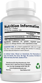 Best Naturals vitamin D health benefits