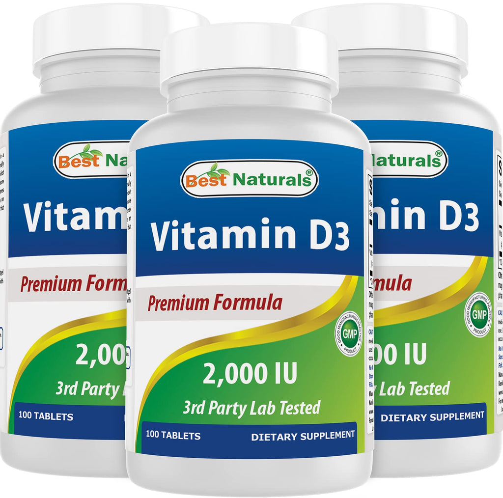 Best Naturals Vitamin D3 2000 IU tablets