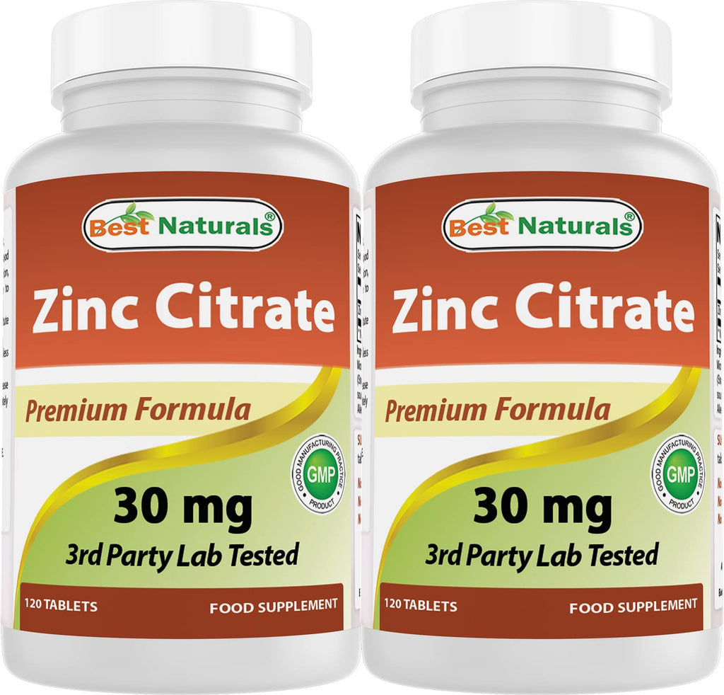 Best Naturals zinc citrate tablets