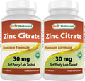 Best Naturals zinc citrate tablets