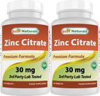 Best Naturals zinc citrate tablets