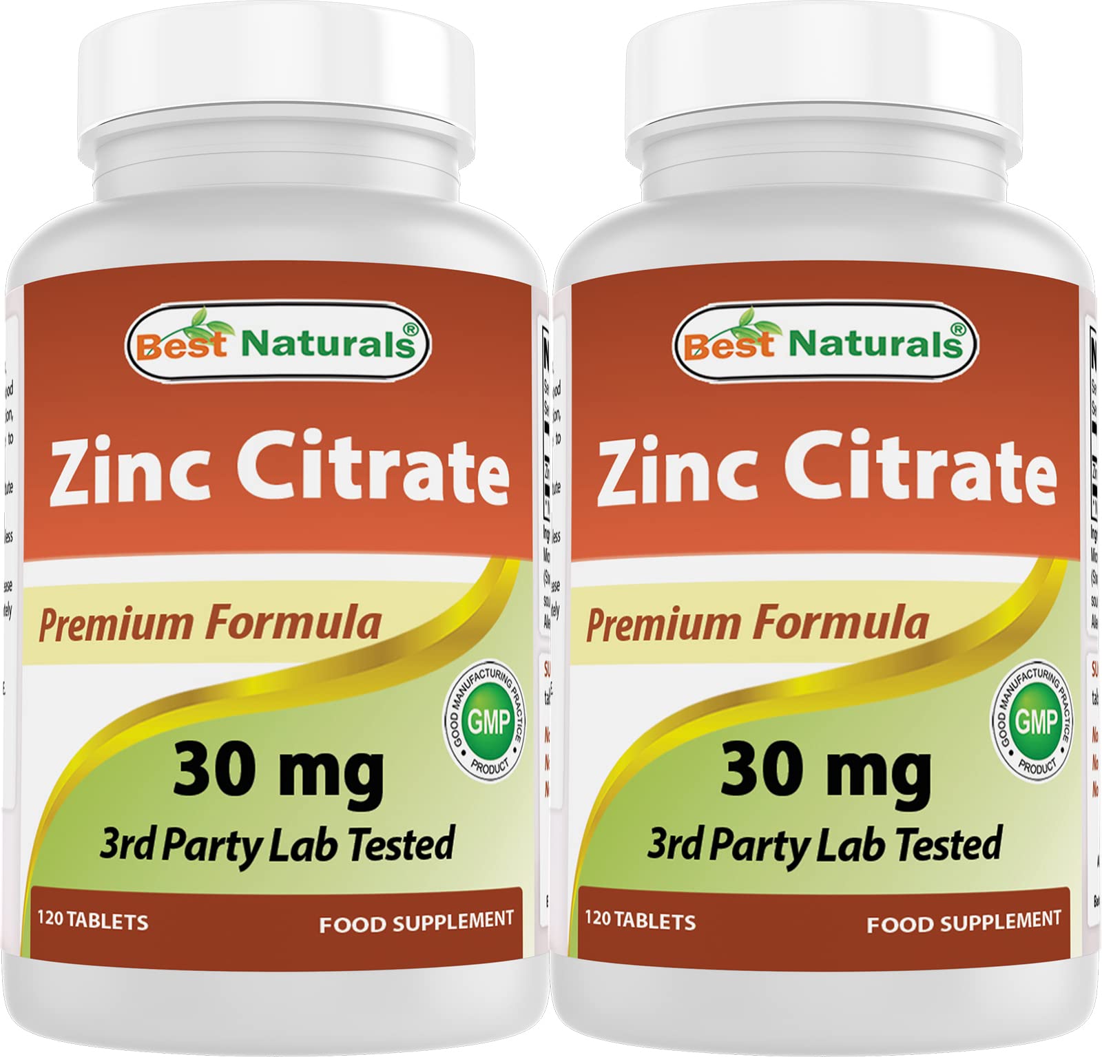 Best Naturals zinc citrate tablets
