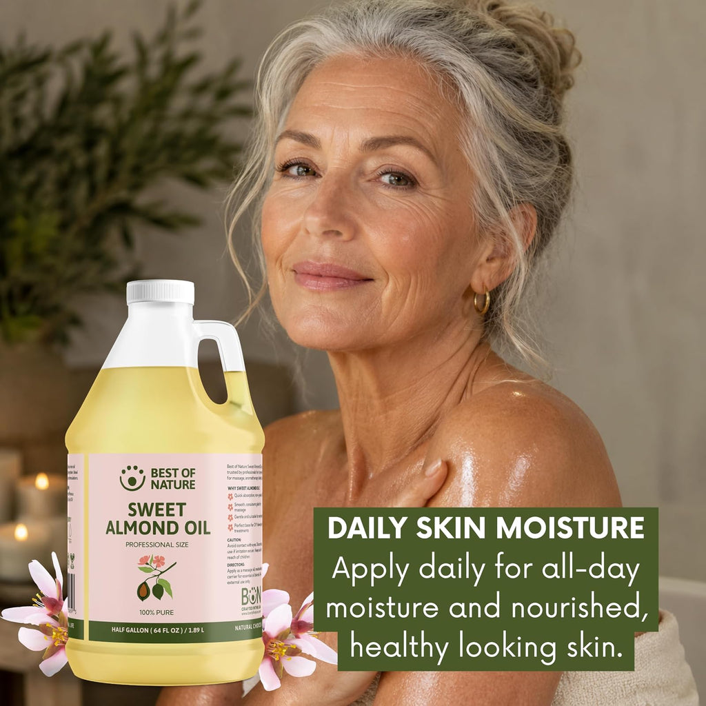 Best of Nature almond oil for hair