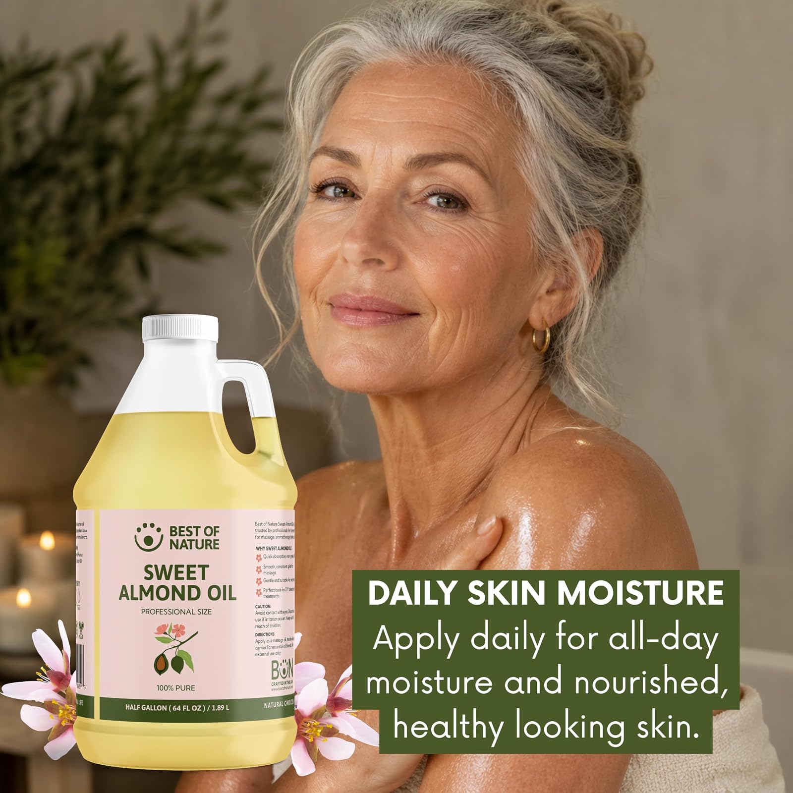 Best of Nature almond oil for hair