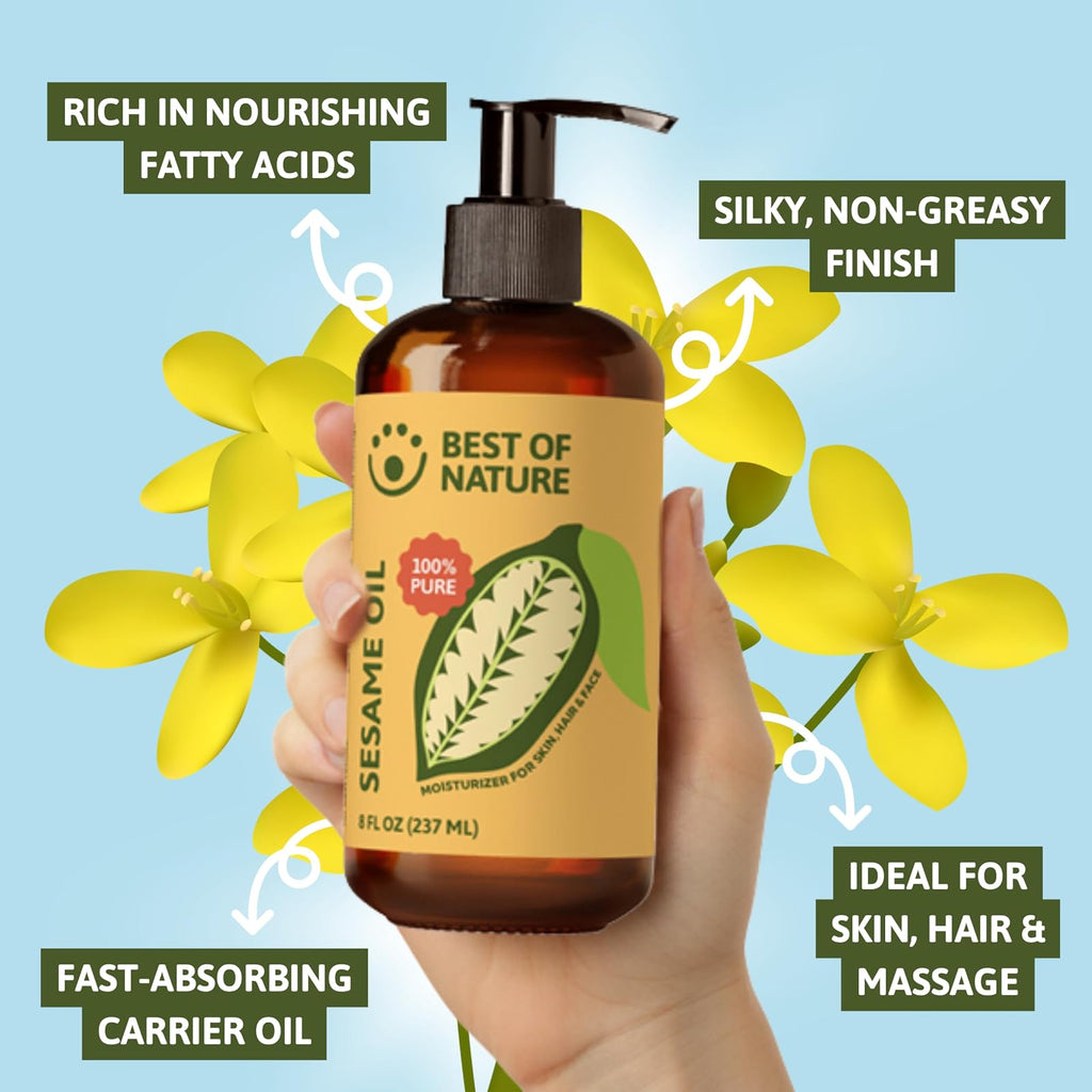 Best of Nature sesame oil benefits