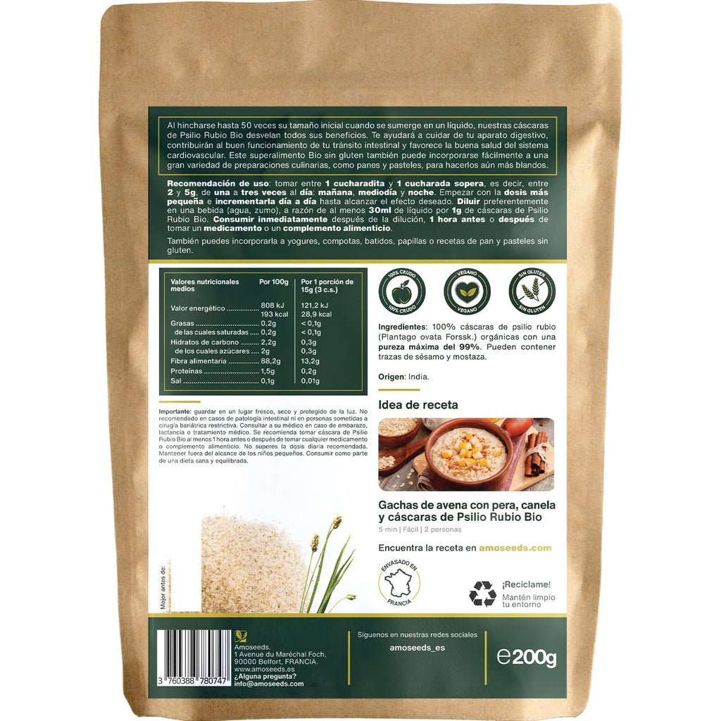 best organic psyllium for smoothies