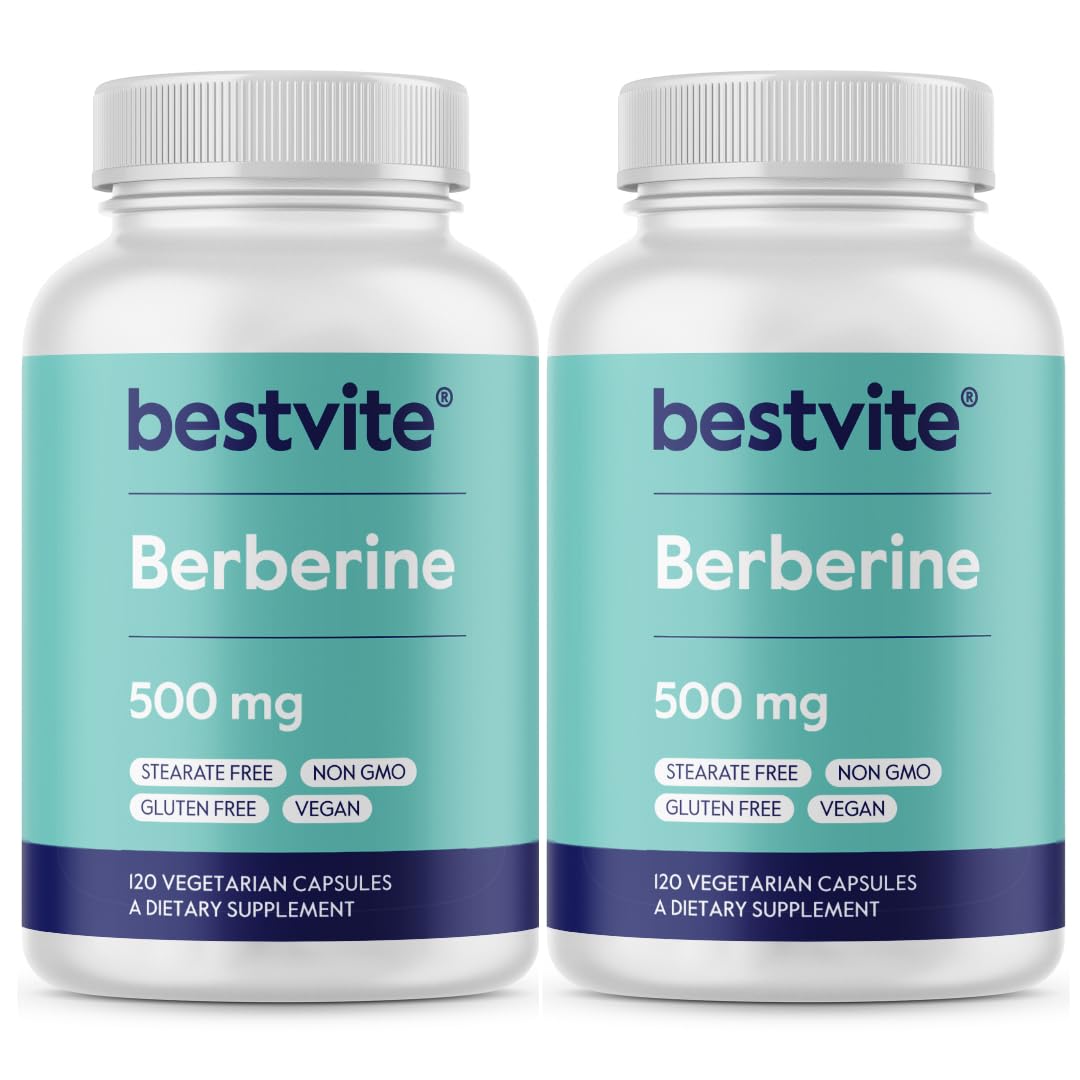 BESTVITE berberine 500 mg capsules
