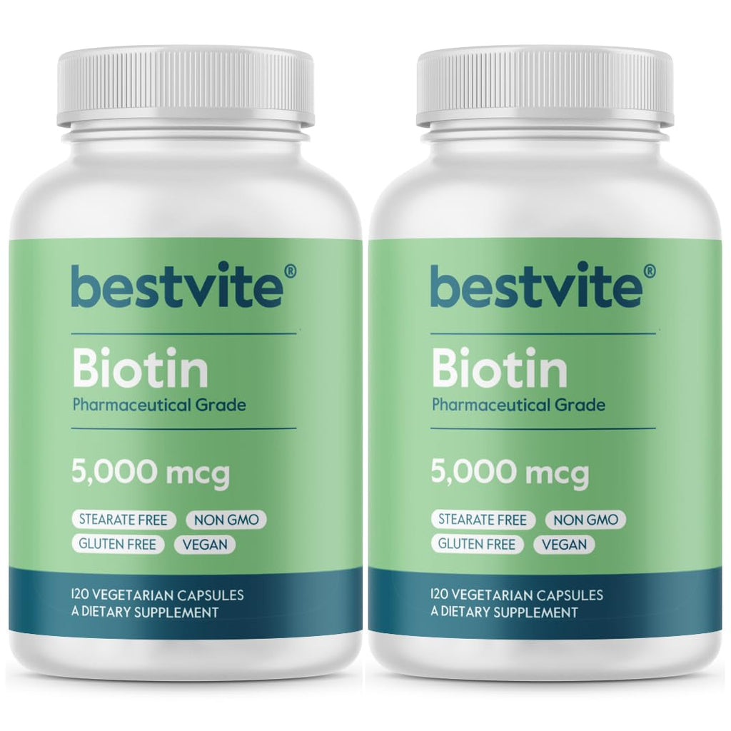 BESTVITE Biotin 5000 mcg capsules
