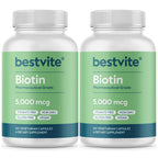 BESTVITE Biotin 5000 mcg capsules
