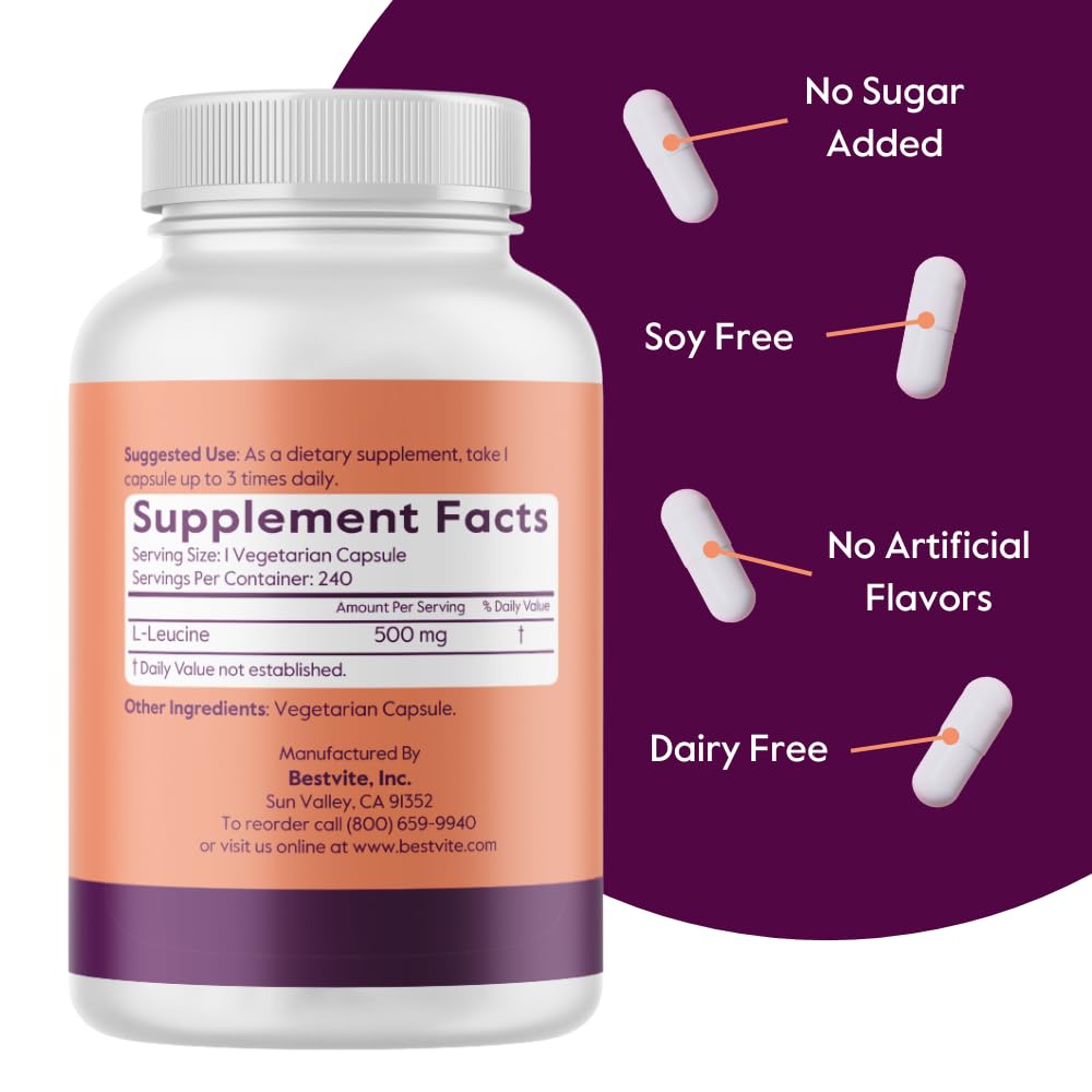 BESTVITE L-Leucine for athletic performance