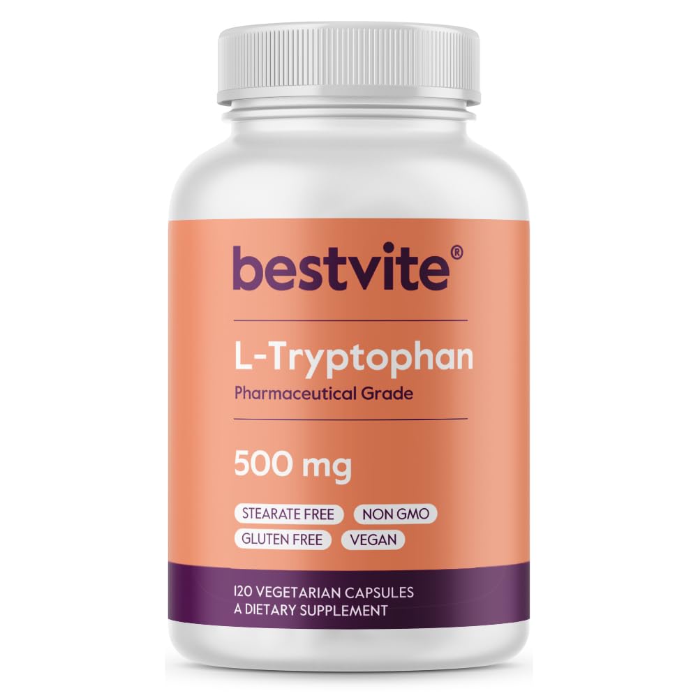 BESTVITE L-Tryptophan 500 mg capsules