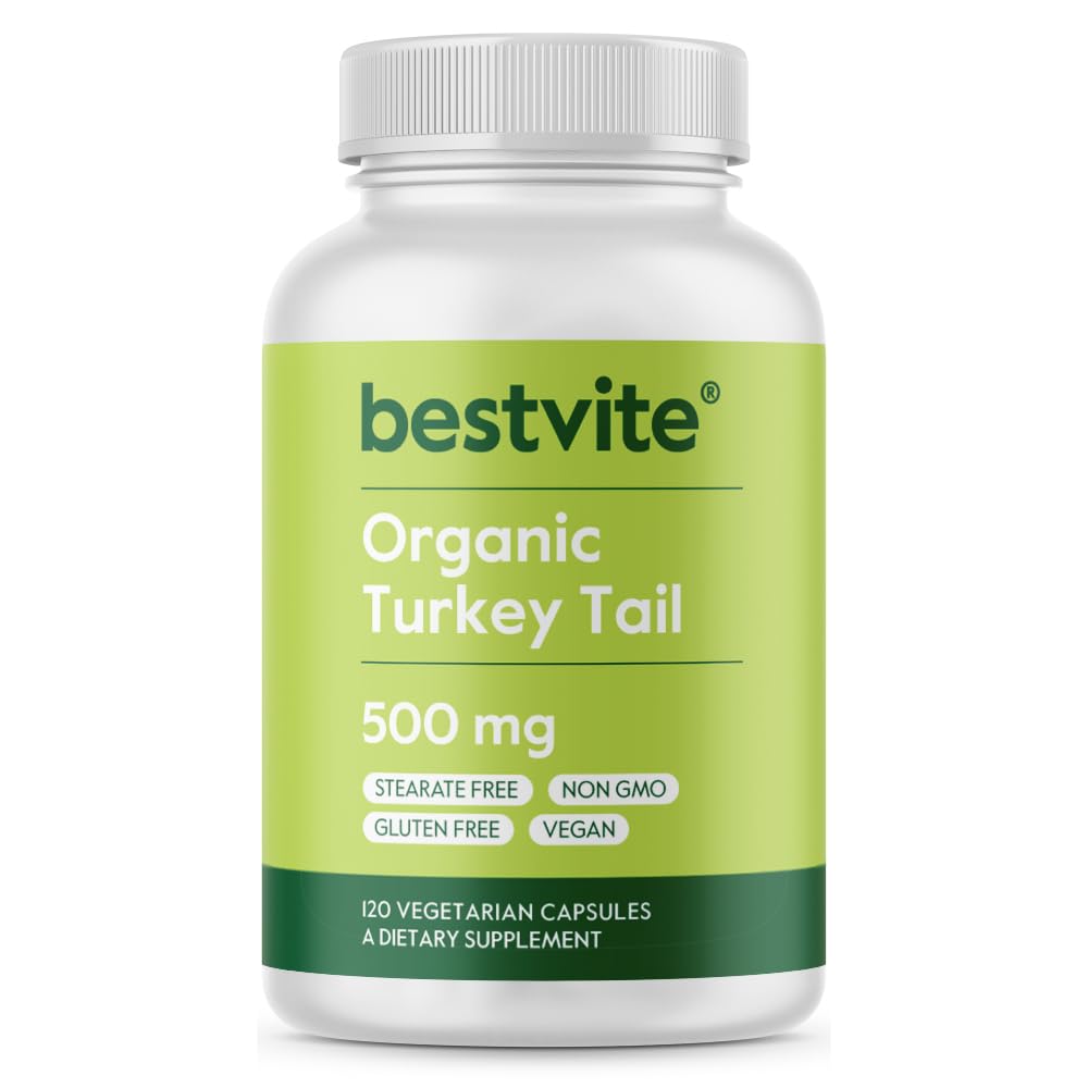 BESTVITE organic turkey tail mushrooms